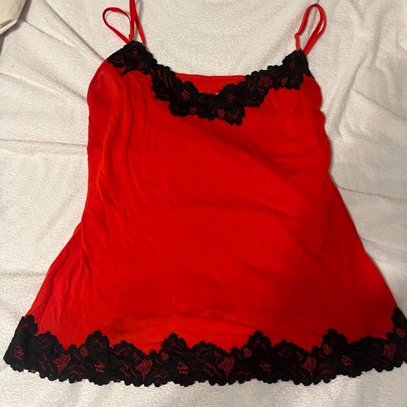 New York & Company | Tops | Red And Black Large Nyc Tank From The Early 200s Y2k Tanks Womens ...